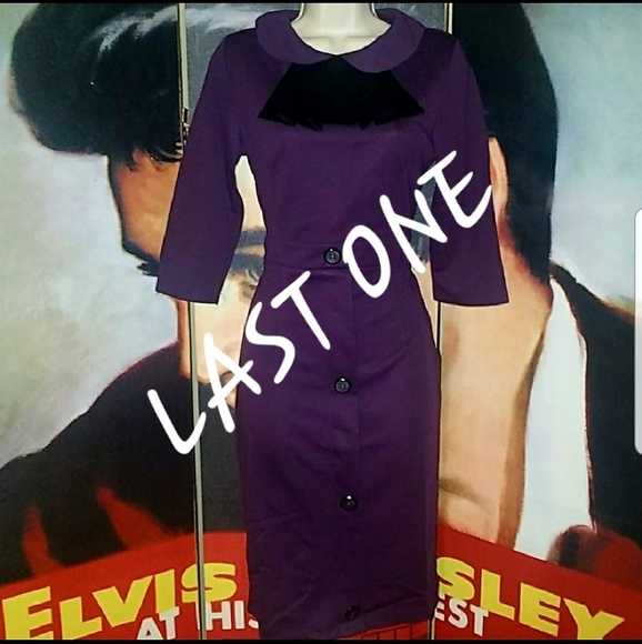 Lindy Bop | Dresses | Lindy Bop Uk Rena Vintage 94s Secretary Pinup ...